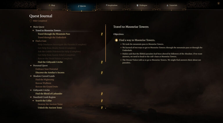 All Quests in Baldur's Gate 3 Listed - Deltia's Gaming