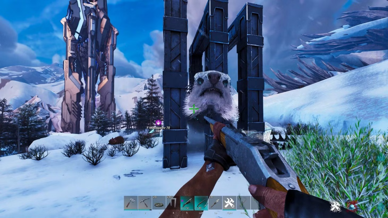 Ark Survival Ascended Extinction: How to Tame a Managarmr - Deltia's Gaming