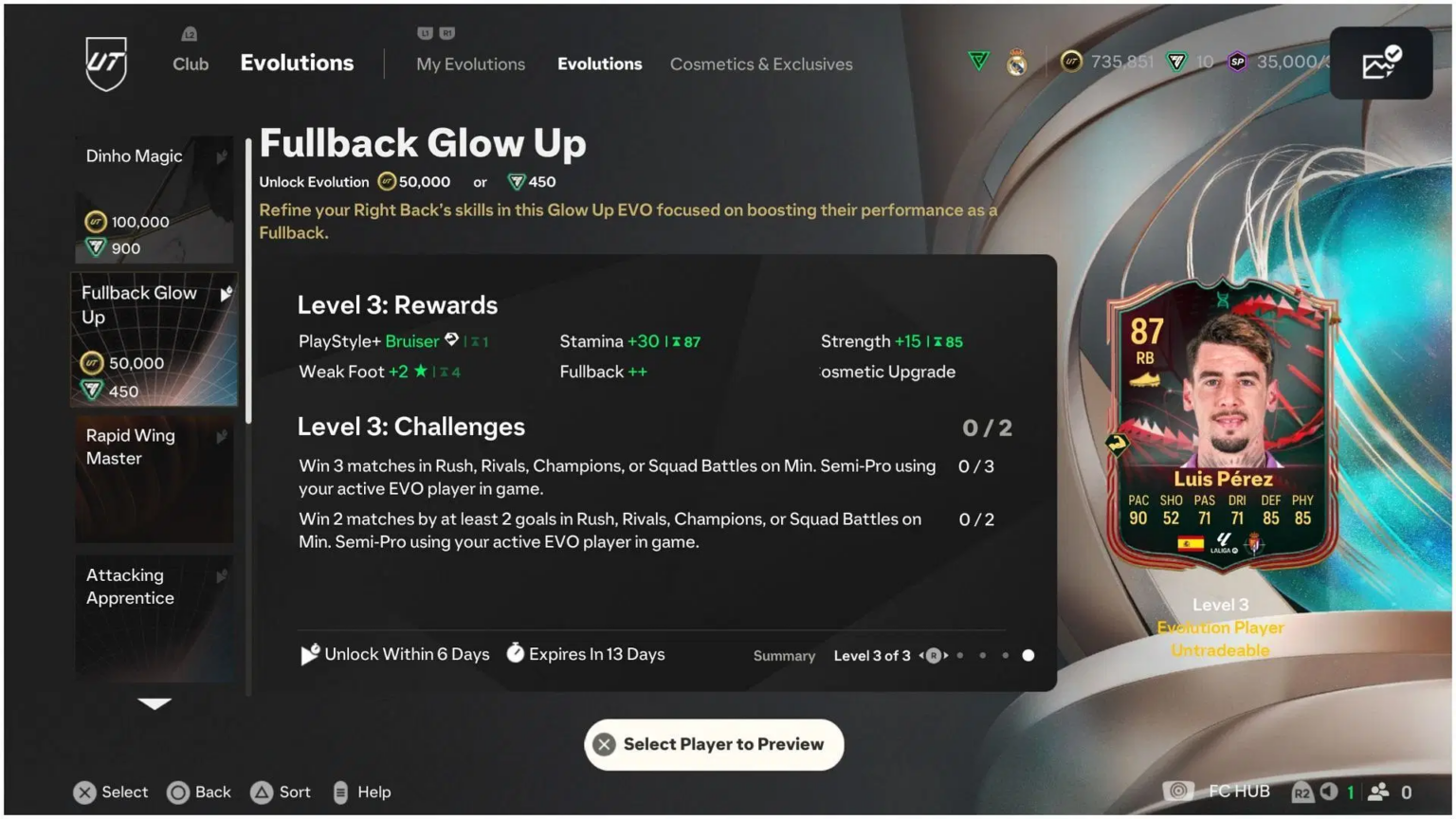 Fullback Glow up Evolution Guide for EAFC 25