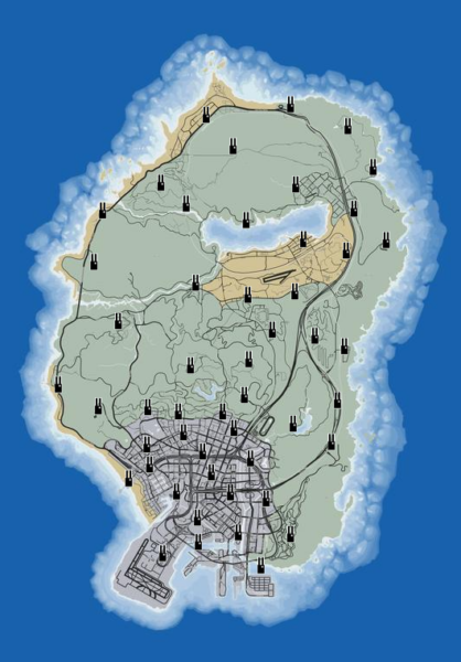 All GTA Online Signal Jammers Locations (GTA 5 Collectibles Guide ...