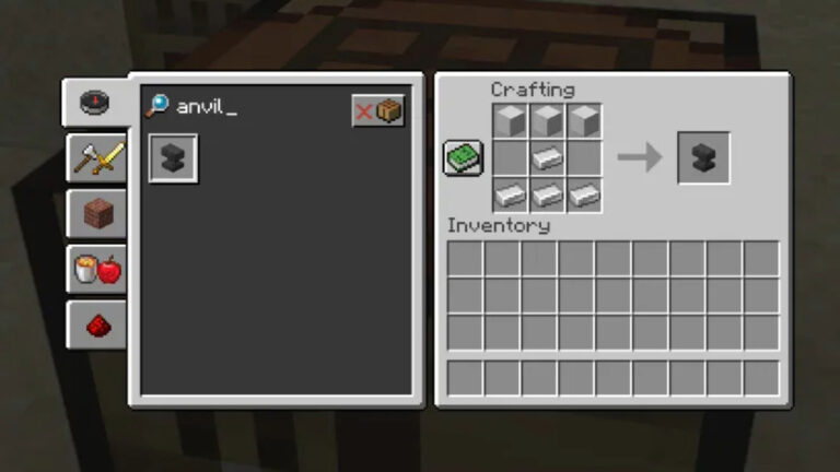 Minecraft: How To Make Anvil - Deltia's Gaming
