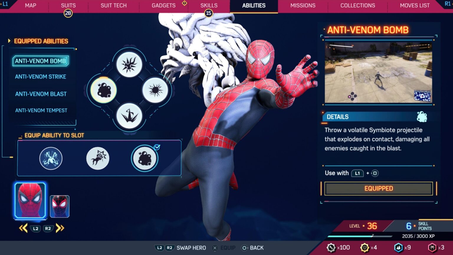 Marvel's Spider-Man 2: Peter Parker Abilities Explained - Deltia's Gaming