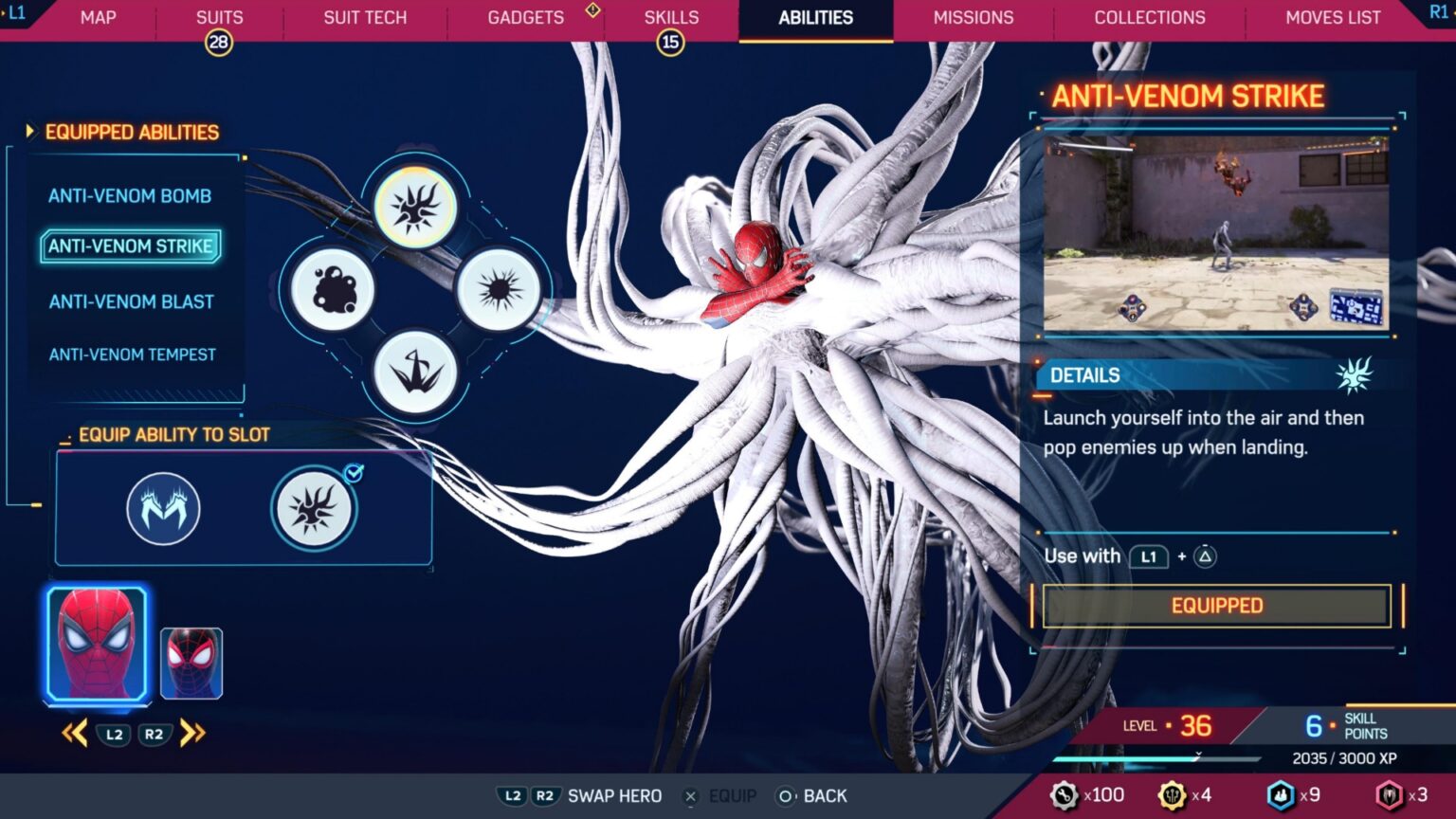 Marvel's Spider-Man 2: Peter Parker Abilities Explained - Deltia's Gaming