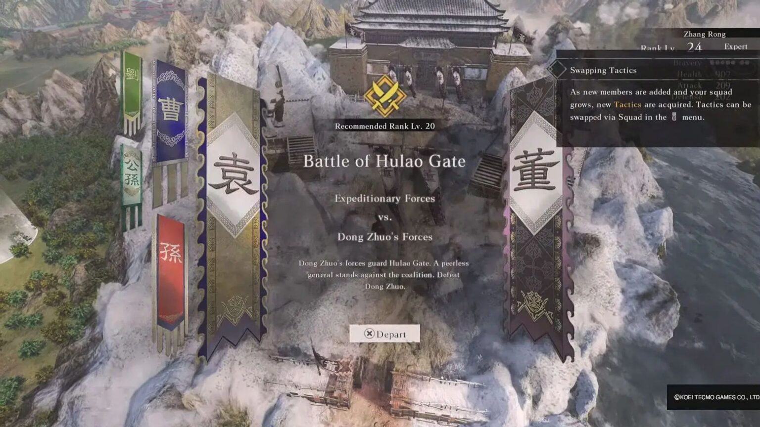 Dynasty Warriors Origins Battle of Hulao Gate (Chapter 2) Walkthrough