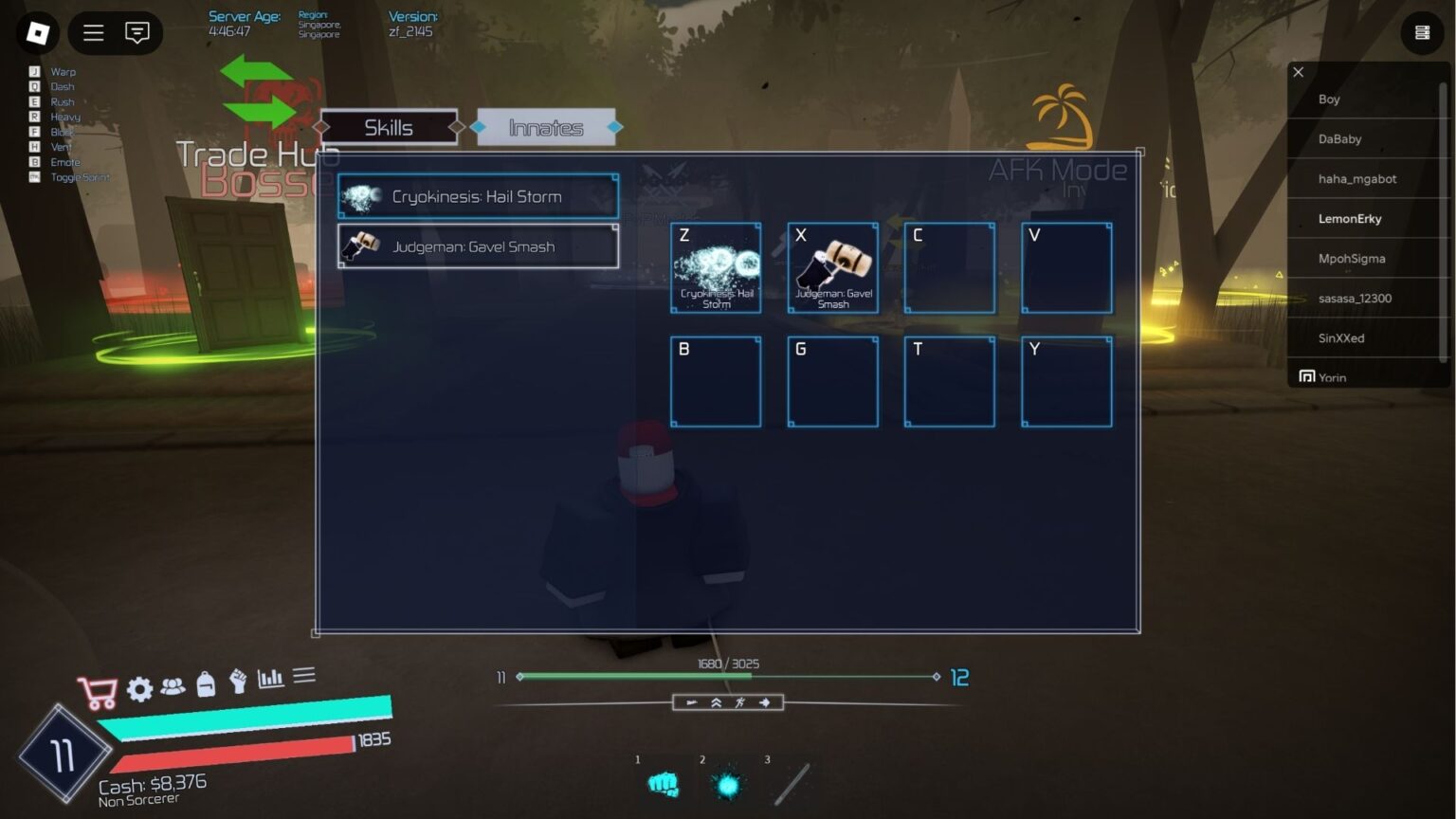 How To Use Innate Techniques in Jujutsu Infinite - Deltia's Gaming