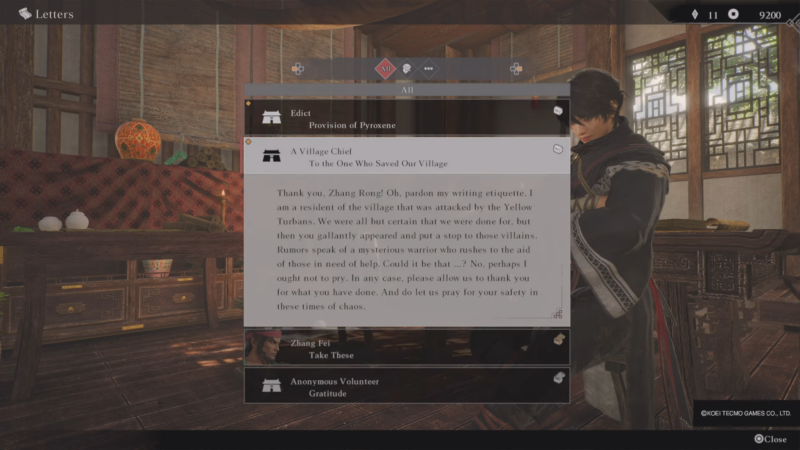 How To Read Letters in Dynasty Warriors Origins - Deltia's Gaming