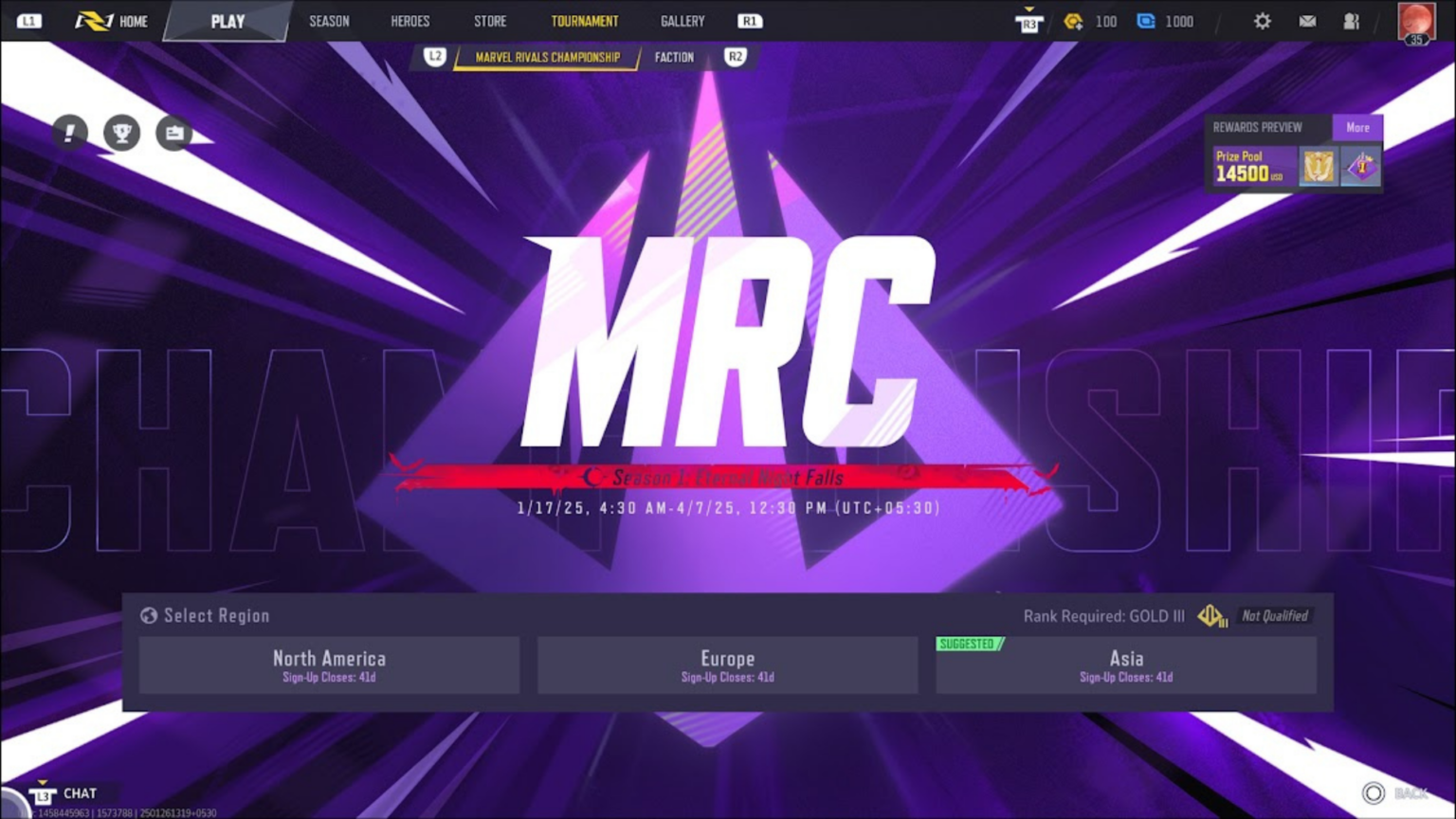 Marvel Rivals Championship Season 1: Schedule, Rewards, and More ...