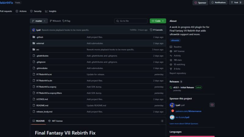 Final Fantasy 7 Rebirth: Ultrawide Mod - Deltia's Gaming