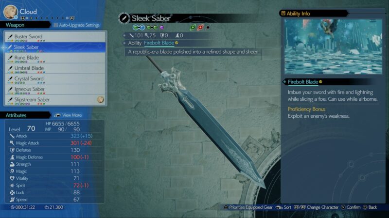 Best Weapons for Every Character in Final Fantasy 7 Rebirth - Deltia's ...