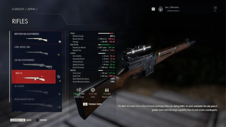 Sniper Elite Resistance Weapons Tier List - Deltia's Gaming