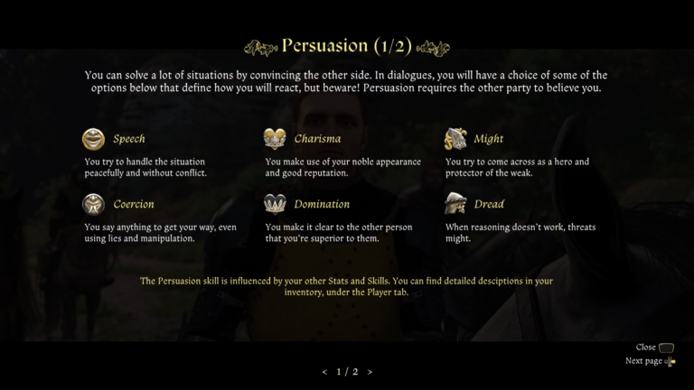 Persuasion Guide for Kingdom Come Deliverance 2 - Deltia's Gaming