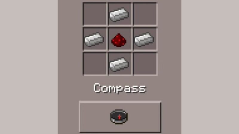 Minecraft: How To Make Compass - Deltia's Gaming