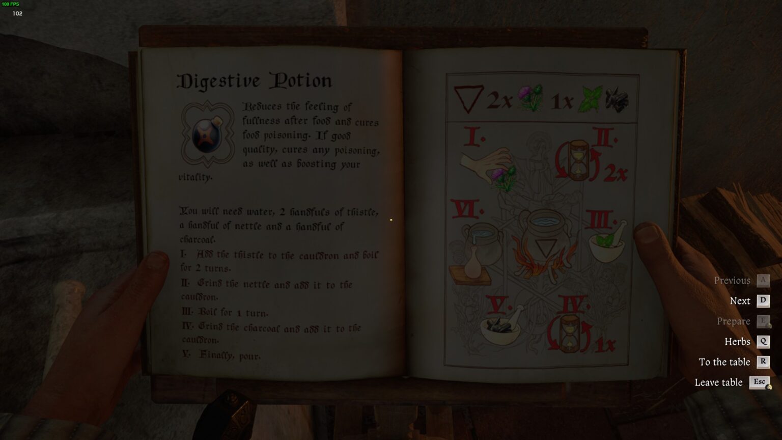How to craft Digestive Potion in Kingdom Come Deliverance 2 - Deltia's ...
