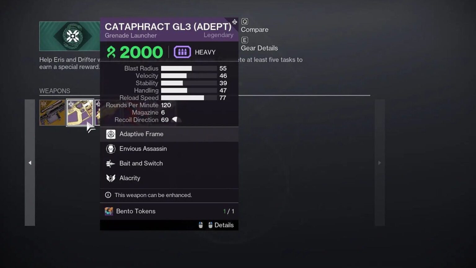 How To Spend Bento Tokens in Destiny 2? - Deltia's Gaming