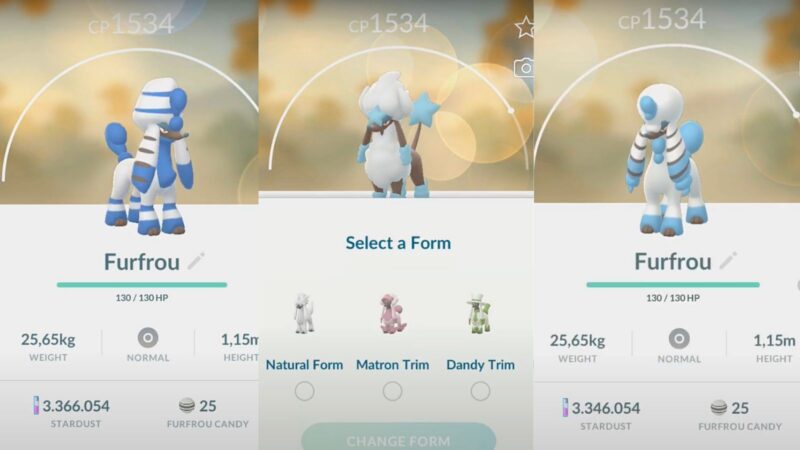 How To Get All Furfrou Trims in Pokemon GO - Deltia's Gaming