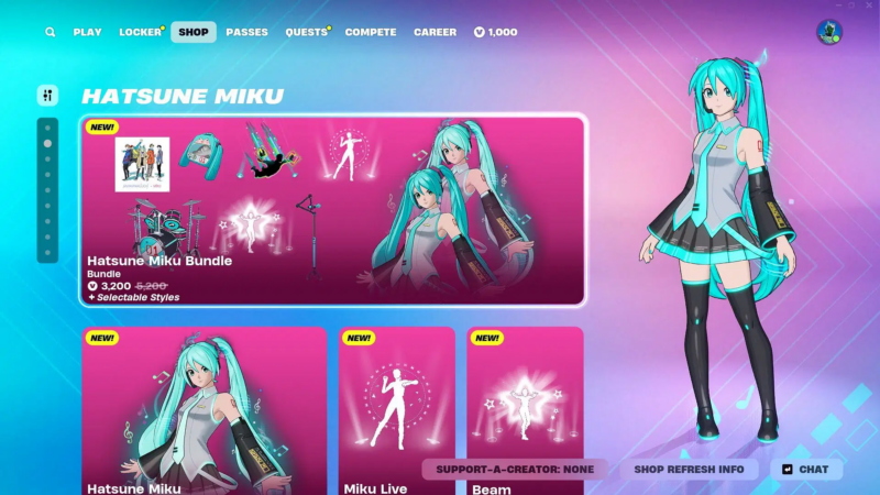 How To Get Hatsune Miku Skin in Fortnite - Deltia's Gaming