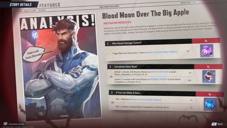 Marvel Rivals Midnight Features: All Event Challenges and Rewards ...