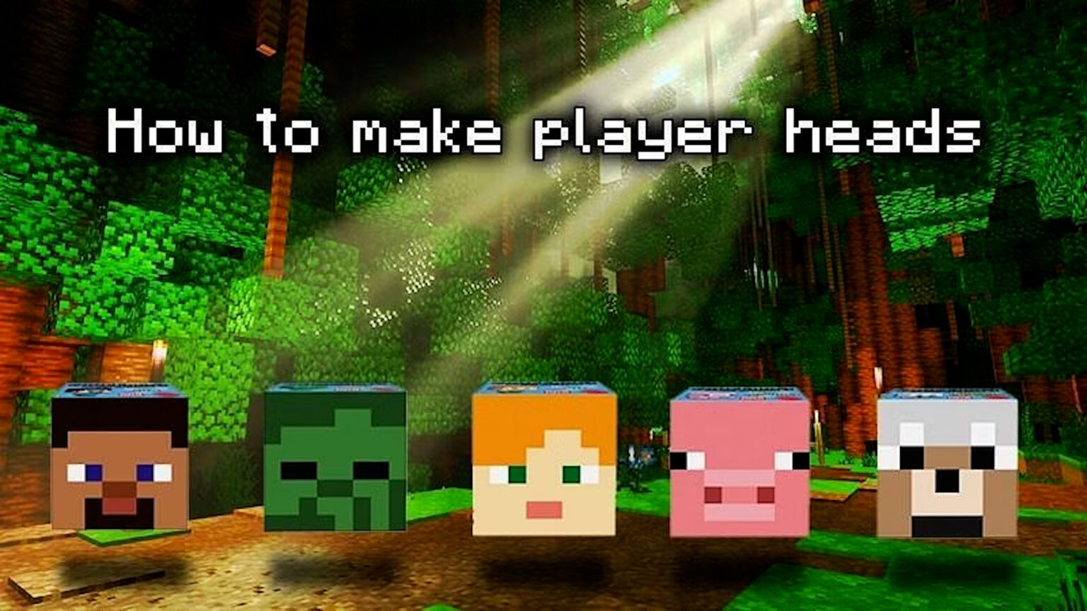 Minecraft: How To Get Player Heads - Deltia's Gaming