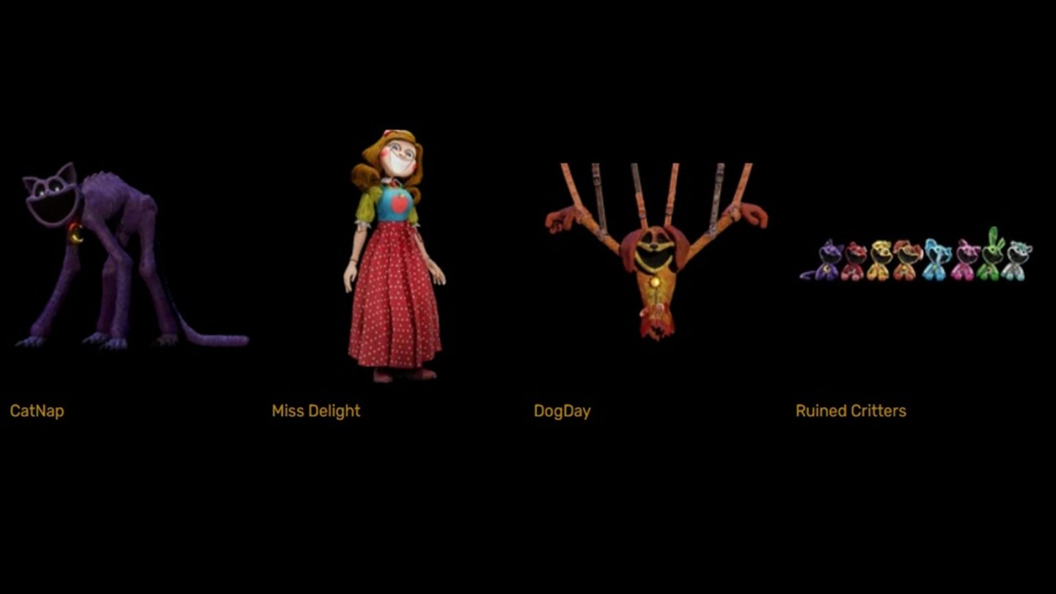 All Poppy Playtime Characters - Deltia's Gaming