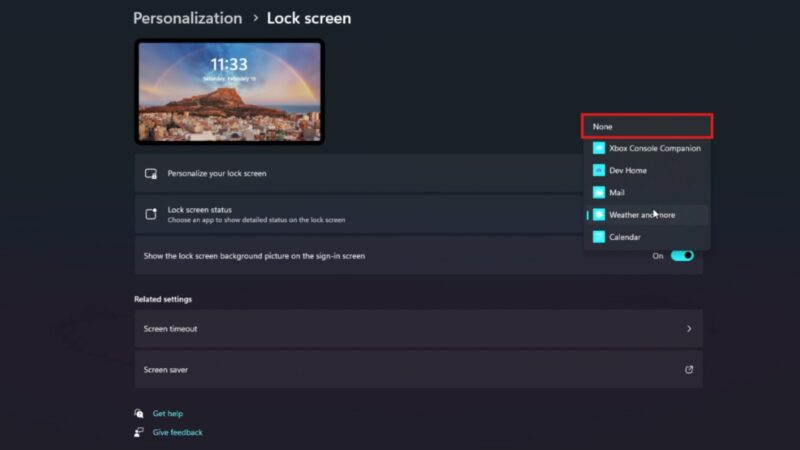 Windows 11: How To Disable Lock Screen Widgets - Deltia's Gaming
