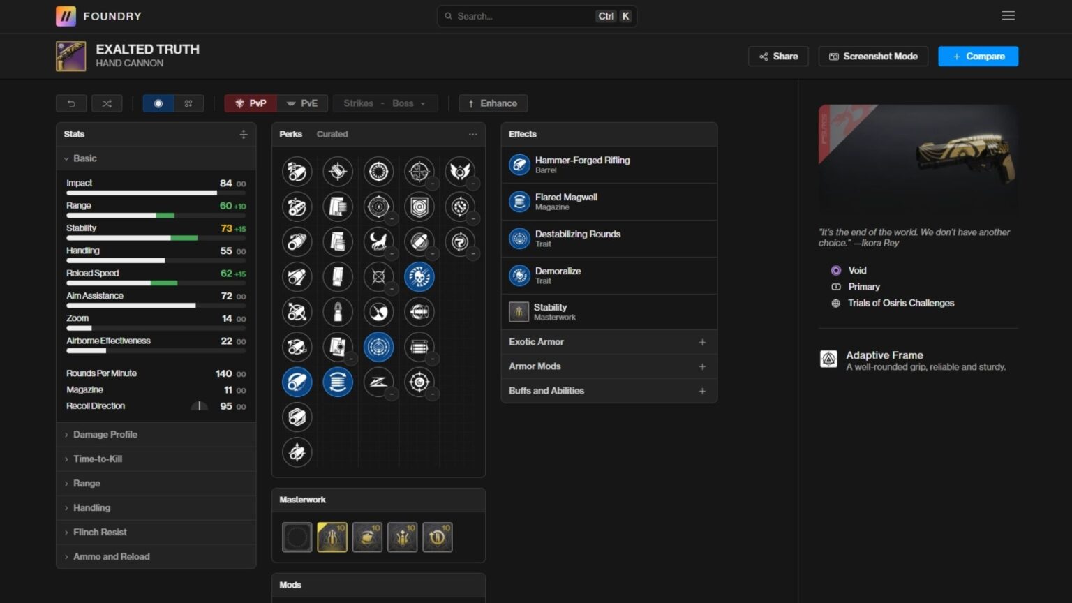 Destiny 2 Exalted Truth: How To Get and PvE & PvP God Roll Guide ...