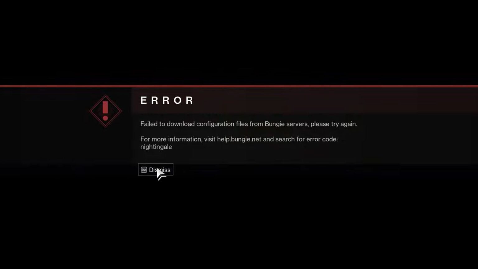 Destiny 2: How To Fix the Nightingale Error