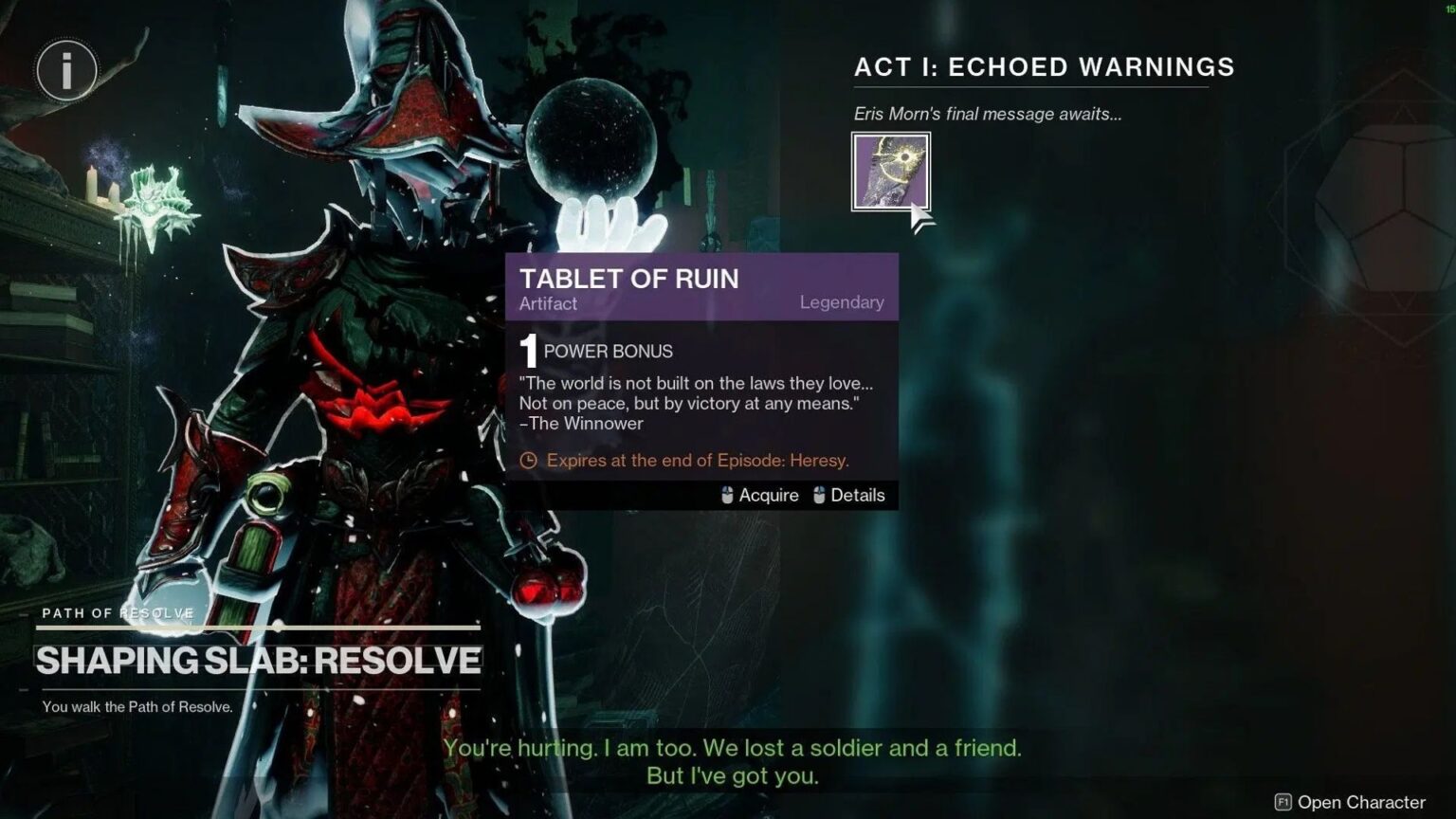 Destiny 2 Heresy: How To Get Tablet of Ruin - Deltia's Gaming