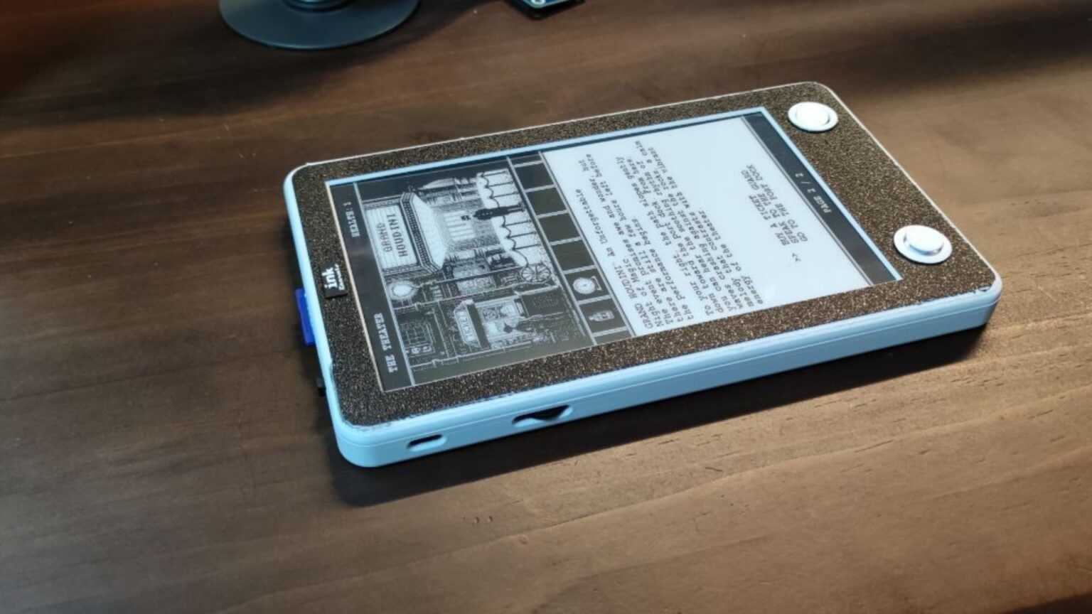 New E-Ink Handheld Console for Text-Based Games - Deltia's Gaming