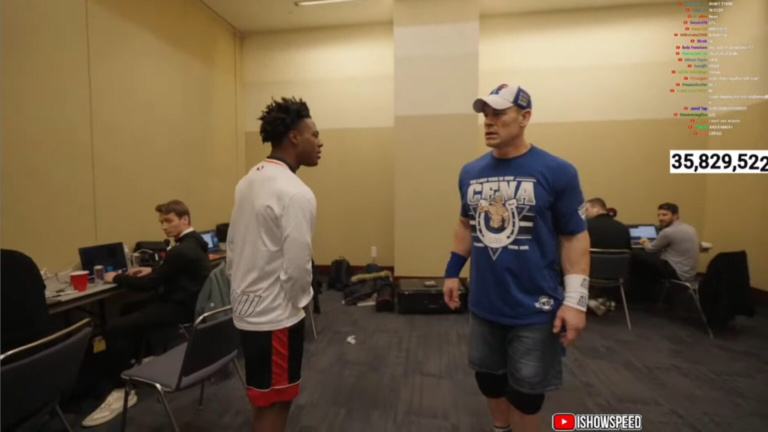 IShowSpeed Calls Out and Challenges WWE Champions Following His Royal Rumble 2025 Appearance ...