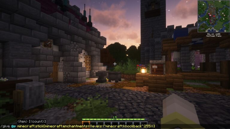 How To Get the Knockback 1,000 Stick in Minecraft? - Deltia's Gaming