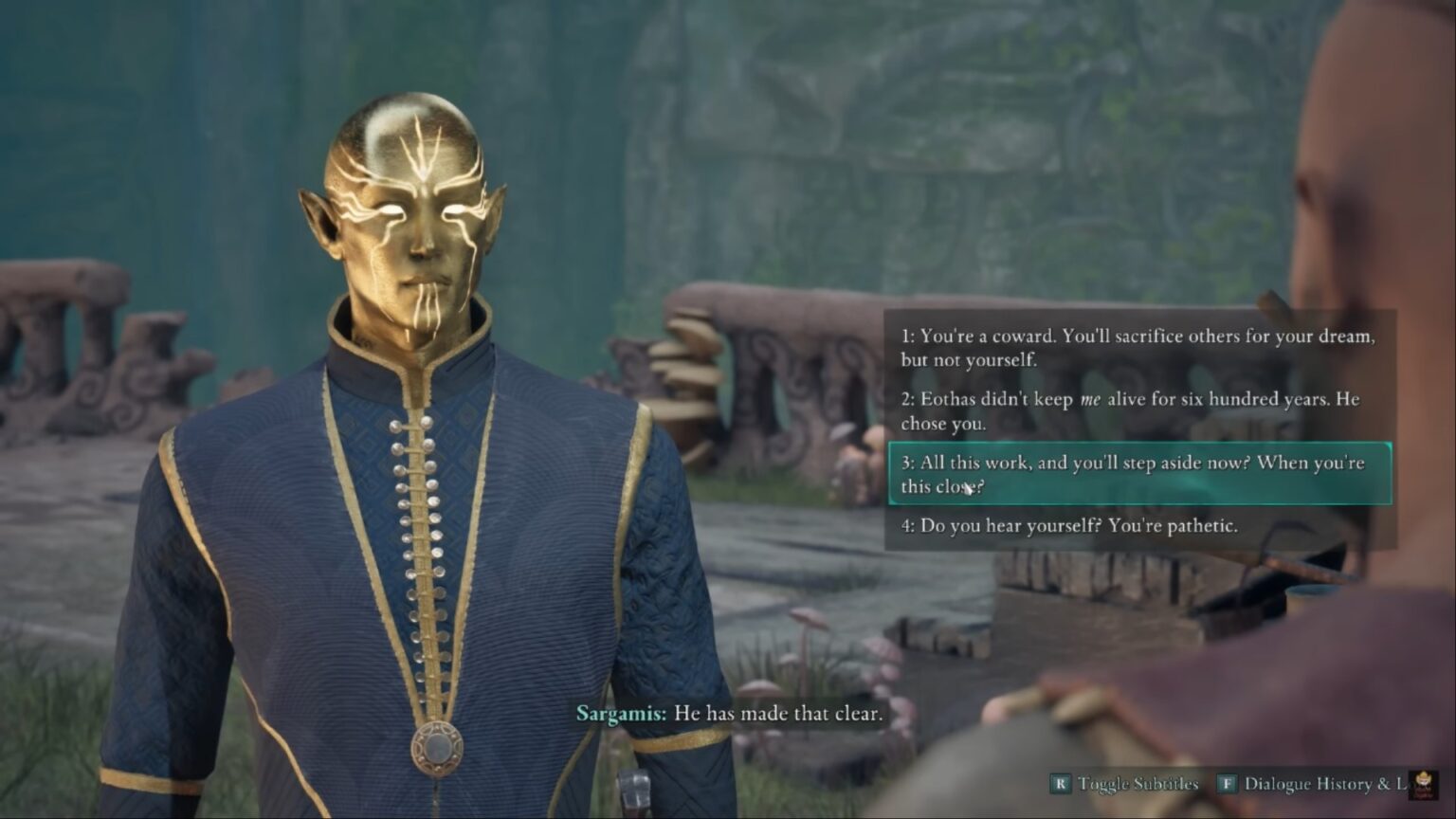 Should You Kill Oracle Sargamis in Avowed? - Deltia's Gaming