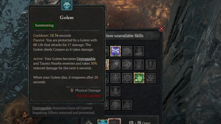 How To Summon a Golem in Diablo 4 - Deltia's Gaming