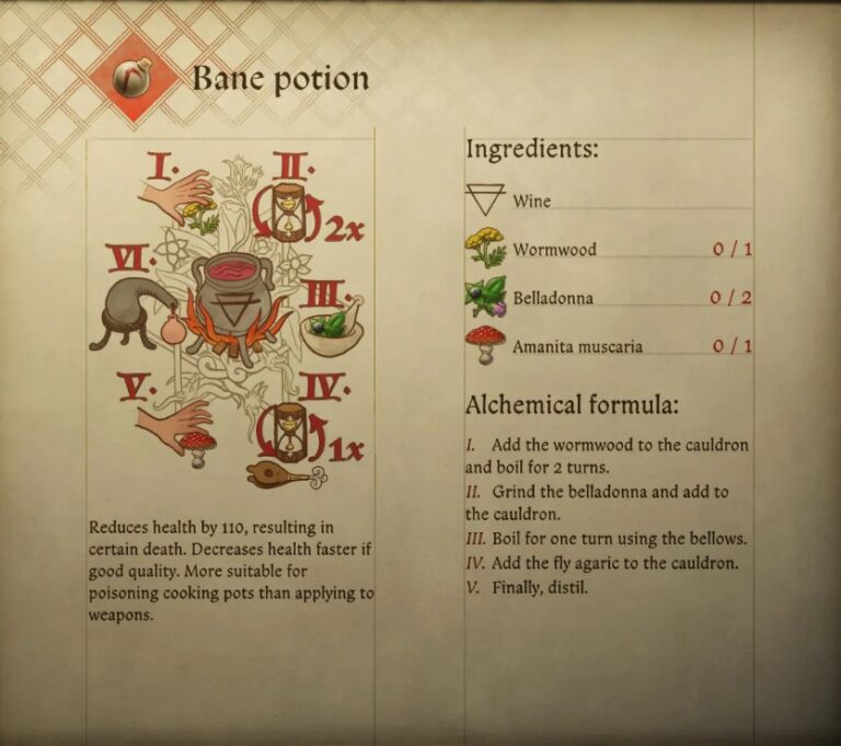 All Potions in Kingdom Come Deliverance 2 Listed - Deltia's Gaming