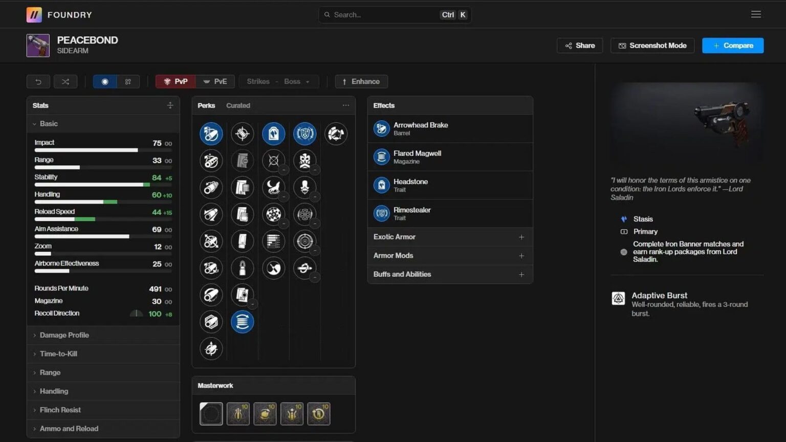 Destiny 2 Peacebond: How To Get and PvE & PvP God Roll Guide - Deltia's Gaming