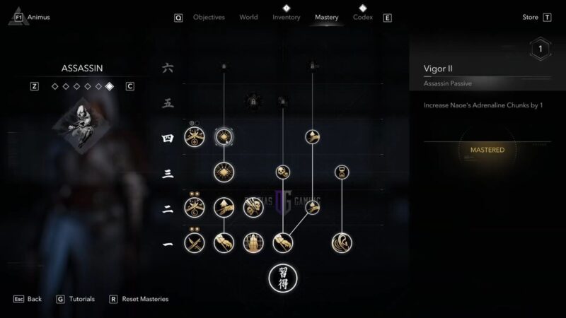 Assassin’s Creed Shadows Naoe Assassin Skill Tree Mastery Guide ...