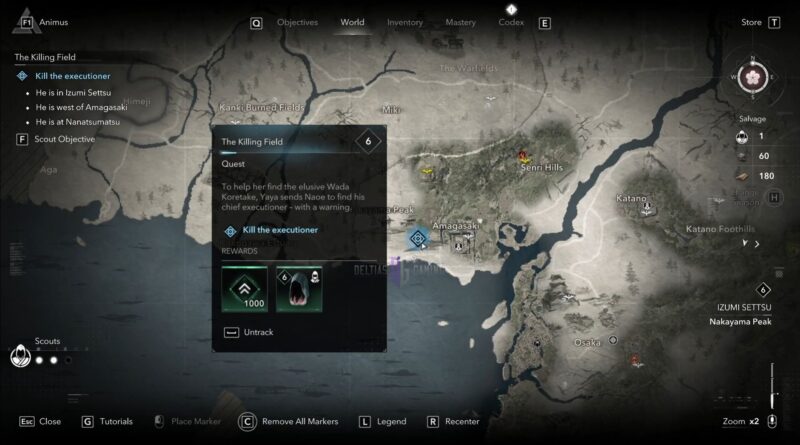 Assassin's Creed Shadows: The Killing Field Main Quest Walkthrough - Deltia's Gaming