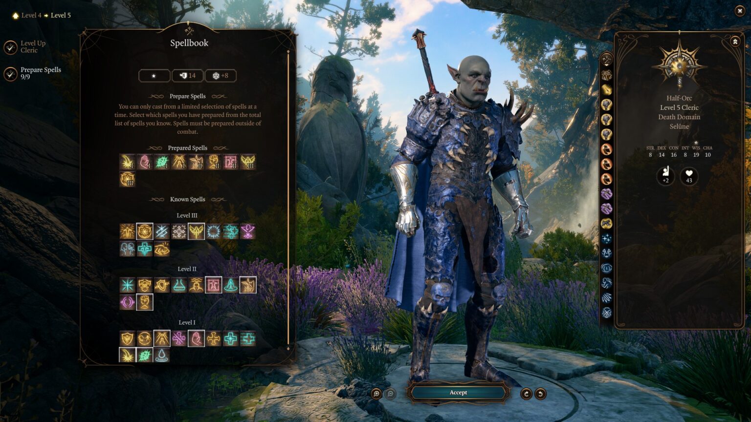 Best Baldur’s Gate 3 Death Domain Cleric Build - Deltia's Gaming