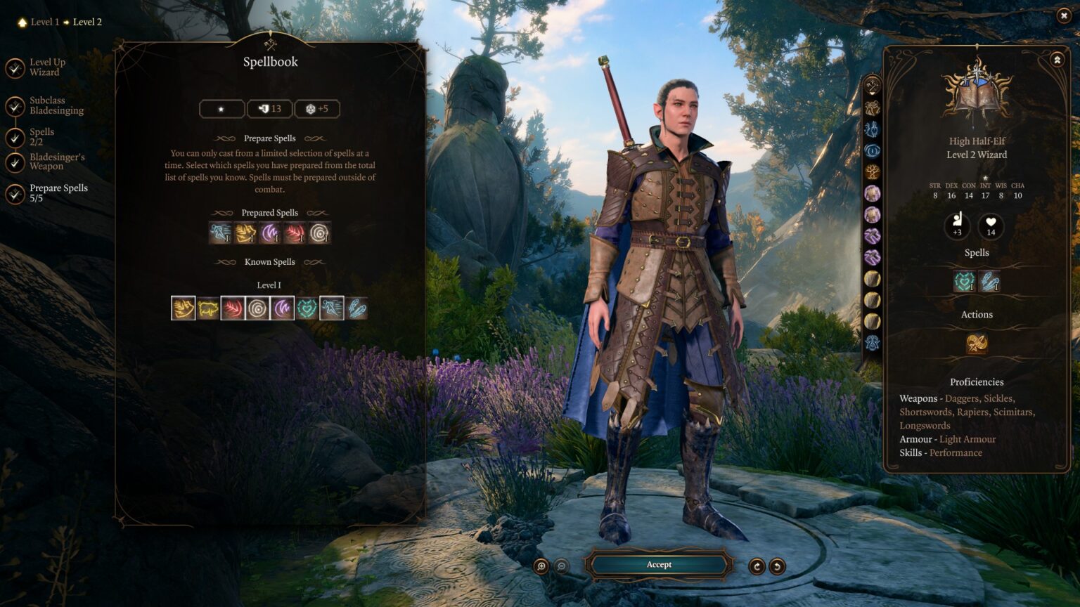 Best Baldur's Gate 3 Bladesinger Wizard Build - Deltia's Gaming