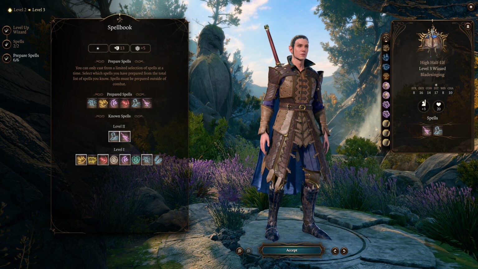 Best Baldur's Gate 3 Bladesinger Wizard Build - Deltia's Gaming