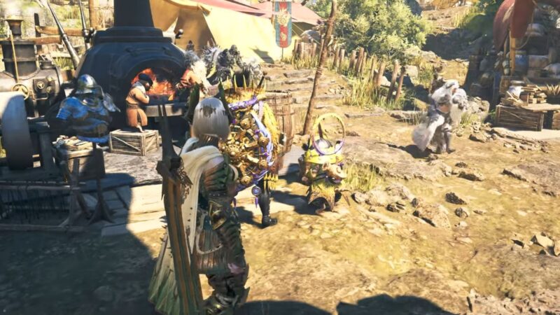 Monster Hunter Wilds Grand Hub: Barrel Bowling, Arm Wrestling, Diva ...