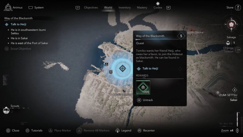 Where To Find Heiji in Assassin’s Creed Shadows