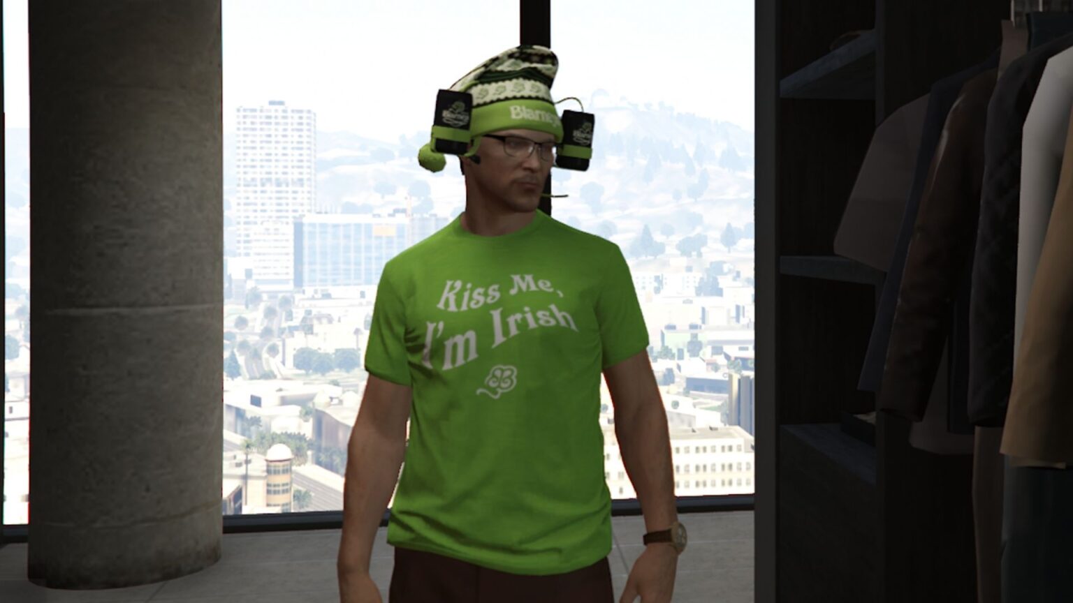 How To Get Blarneys Stout Tee and Blarneys Festive Beer Hat in GTA ...