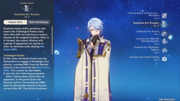 Genshin Impact: Kamisato Ayato Ascension and Talent Materials - Deltia ...