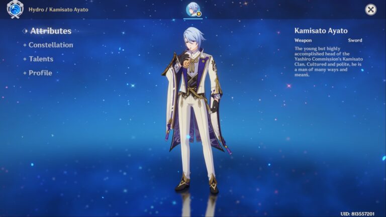 Genshin Impact: Kamisato Ayato Ascension and Talent Materials - Deltia ...