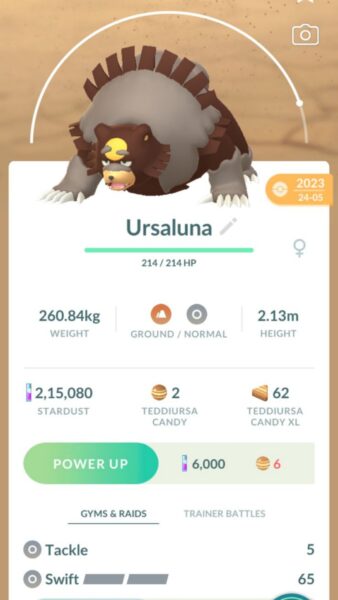 Pokemon GO Full Moon Schedule: How To Evolve Ursaring Into Ursaluna ...