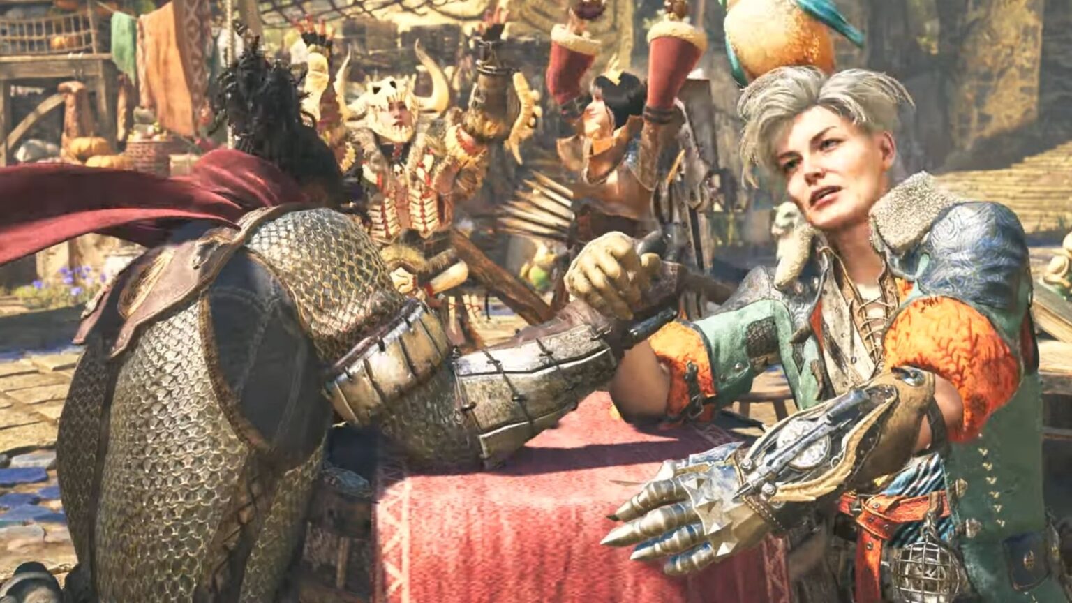 Monster Hunter Wilds Grand Hub: Barrel Bowling, Arm Wrestling, Diva ...