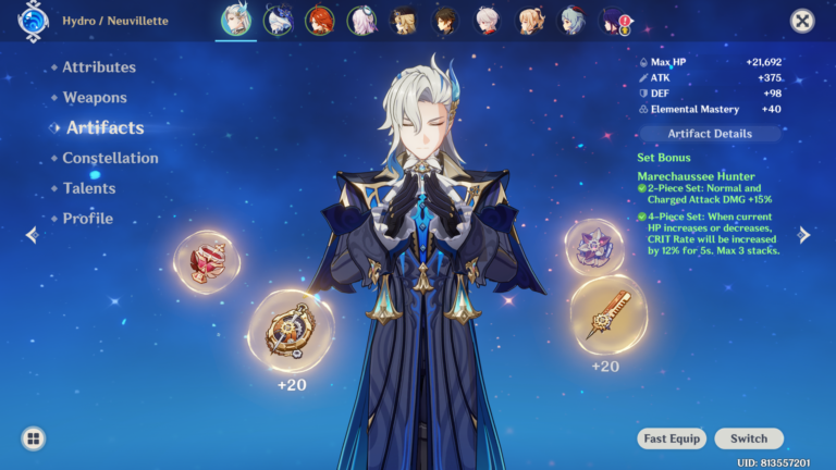 Genshin Impact: Best Neuvillette Build Guide (Weapons, Teams, Artifacts ...