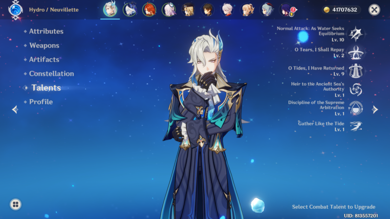 Genshin Impact: Neuvillette Build Guide - Deltia's Gaming