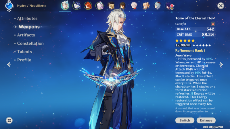 Genshin Impact: Neuvillette Build Guide - Deltia's Gaming