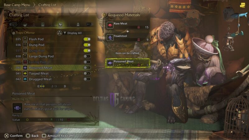 Monster Hunter Wilds: How To Get and Use Poisoned Meat - Deltia's Gaming